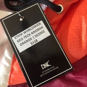 Ethik | Jackets & Coats | Ethik Worldwide Geo Teck Anorak Jacket | Poshmark